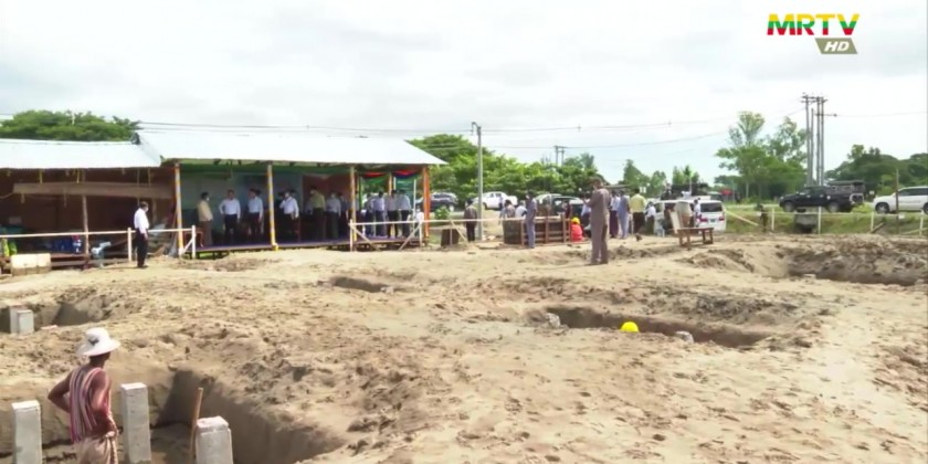 Inspection in Ayeyawady Region: Community Center, paddy harvesting and ...