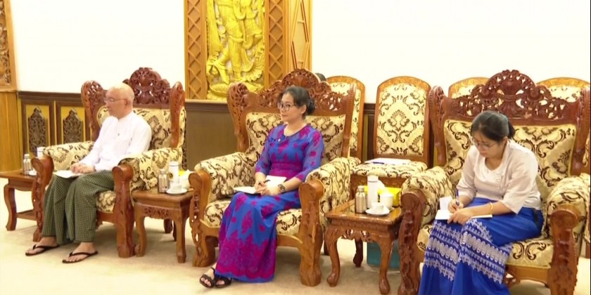 Myanmar-India: DPM MOFA UM received Ambassador of India | Myanmar ...