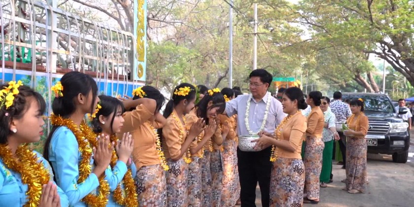 Thingyan in Magway: Peaceful celebration of traditional water festival ...