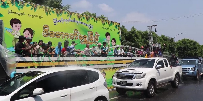 Thingyan in Mon State: People celebrate traditional festival | Myanmar ...