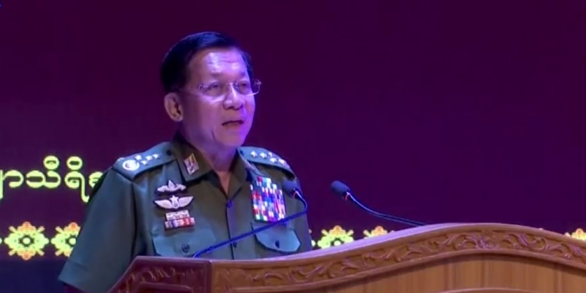 Tatmadaw Meeting: Senior General meets with junior officers | Myanmar ...