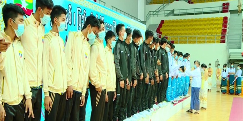 Award-giving ceremony: SAC members awarded the winning teams | Myanmar ...