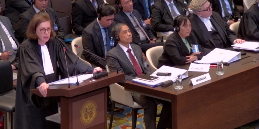 Gambia v. Myanmar : Myanmar's first oral arguments at ICJ | Myanmar ...