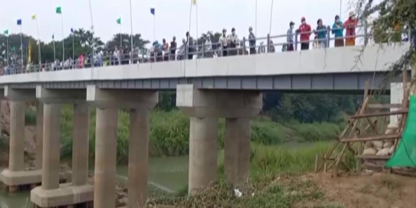 Bridge opening: Bago Region CM attended bridge opening ceremony ...