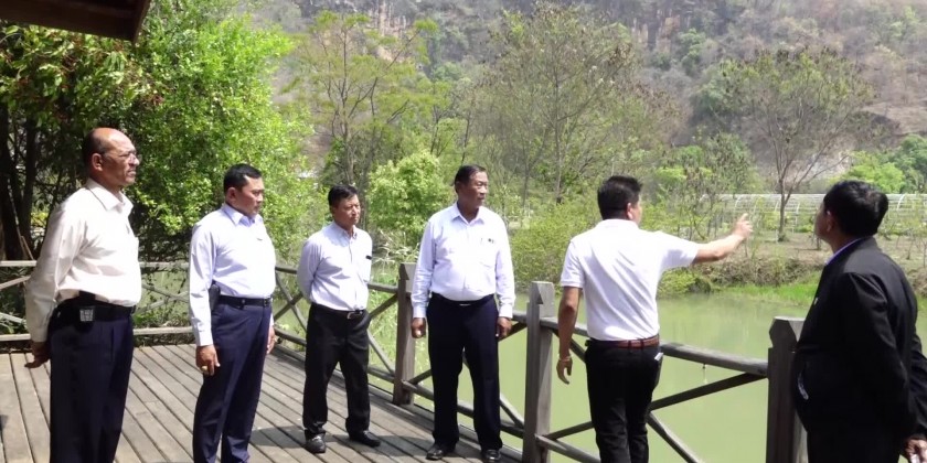 Inspections in Hopong: SAC members inspect coffee factory and resort ...
