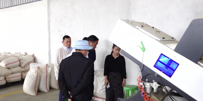 Inspections in Hopong: SAC members inspect coffee factory and resort ...