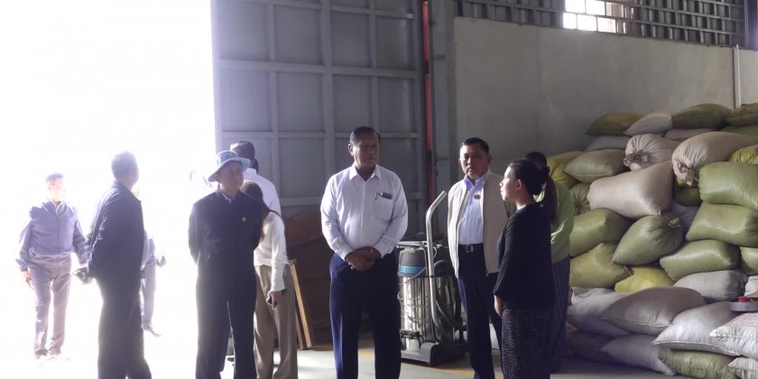 Inspections in Hopong: SAC members inspect coffee factory and resort ...