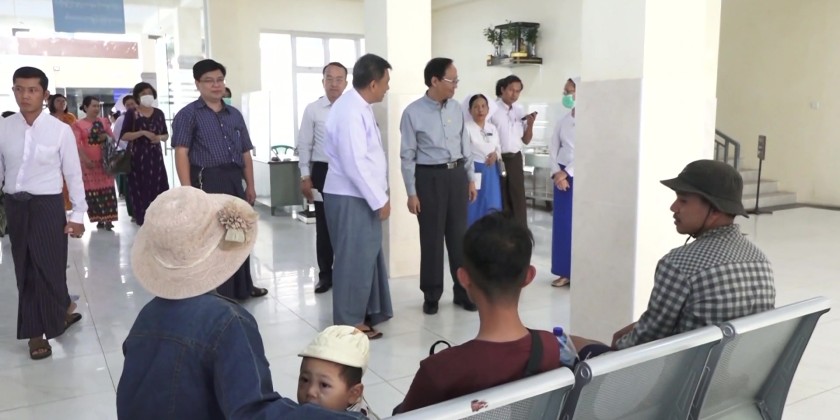 Health Sector : Union Minister inspects hospitals in Yangon | Myanmar ...