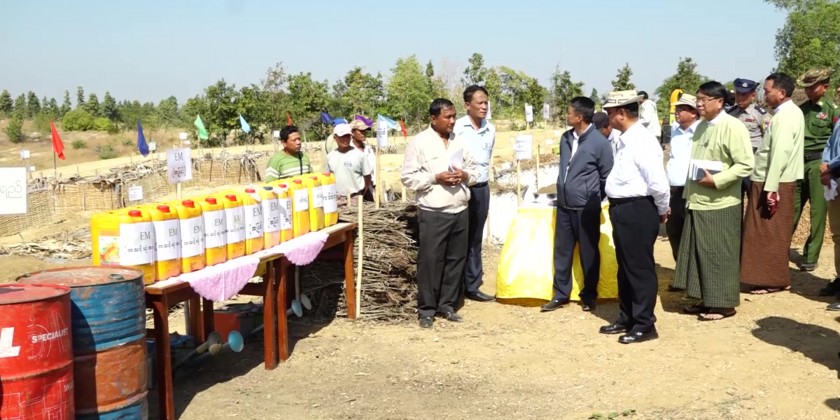Rural Development: MCRD Union Minister makes inspection in Magwe Region ...