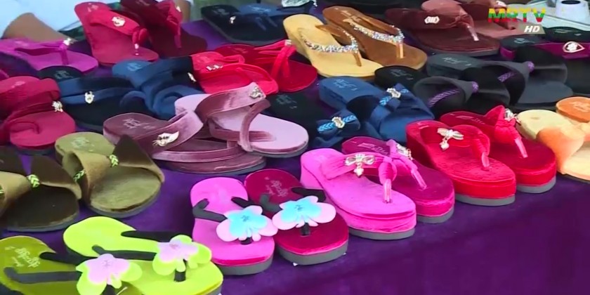 Beautiful and durable slippers: Locally made slippers are high demand ...