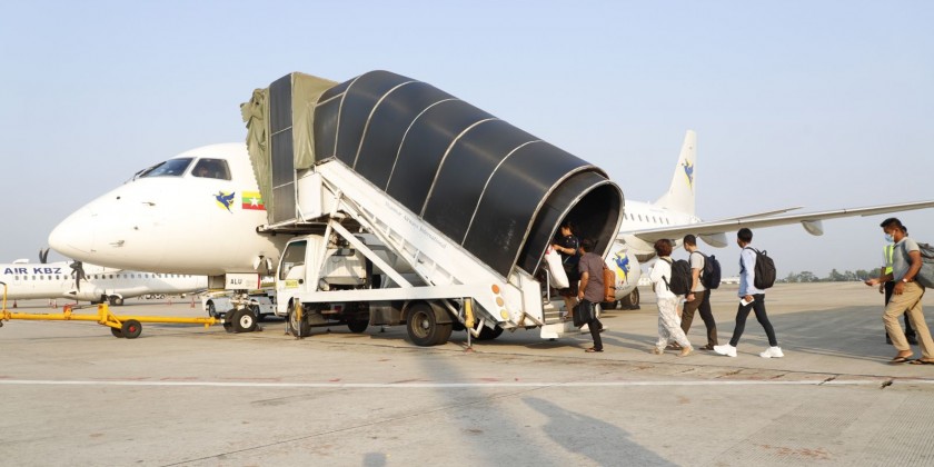Flight operation: Flights regularly operated to Rakhine State | Myanmar ...