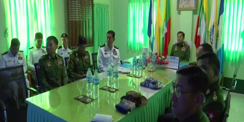 Naval Exercises: SG observes trainings of Local Navy Unit near Thandwe ...