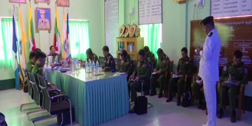Naval Exercises: SG observes trainings of Local Navy Unit near Thandwe ...