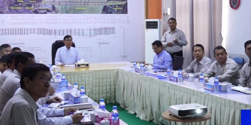 Bago River Crossing Bridge: Construction progress of Thanlyin Bridge No ...