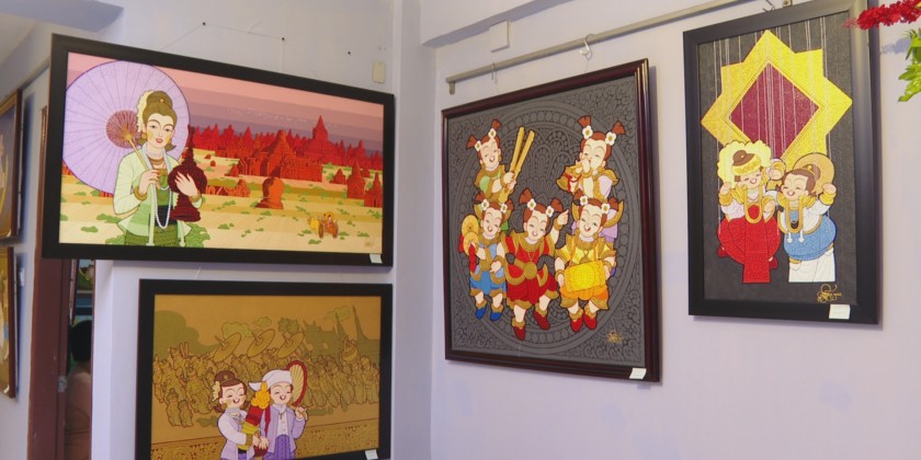 Solo Art Exhibition: Artworks of Myanmar culture on display at 5-day ...