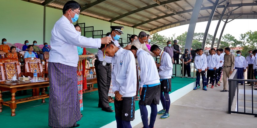 Football Tournament: Final And Award Ceremony At Magway University ...