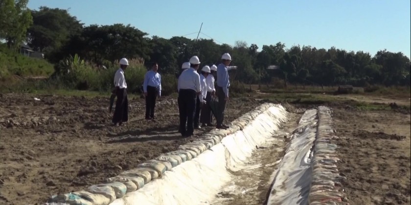 Inspection Tour : River protection and flood mitigation works | Myanmar ...