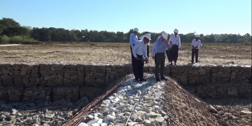 Inspection Tour : River protection and flood mitigation works | Myanmar ...
