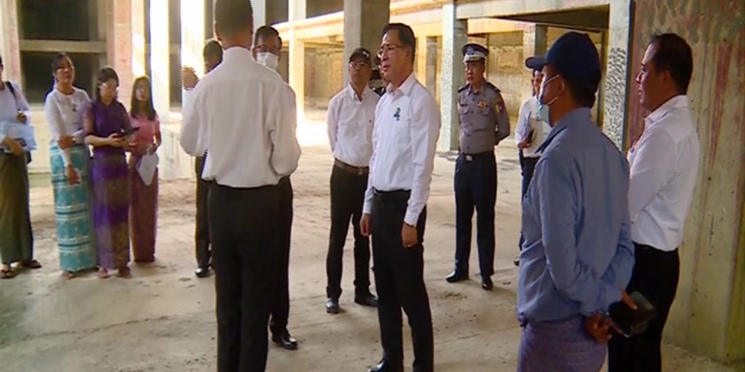 Inspection to continue works: MOI Union Minister inspected construction ...