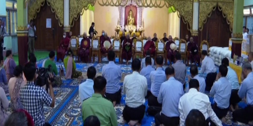 Donation ceremony: SAC donates offertories to monasteries in Monywa ...