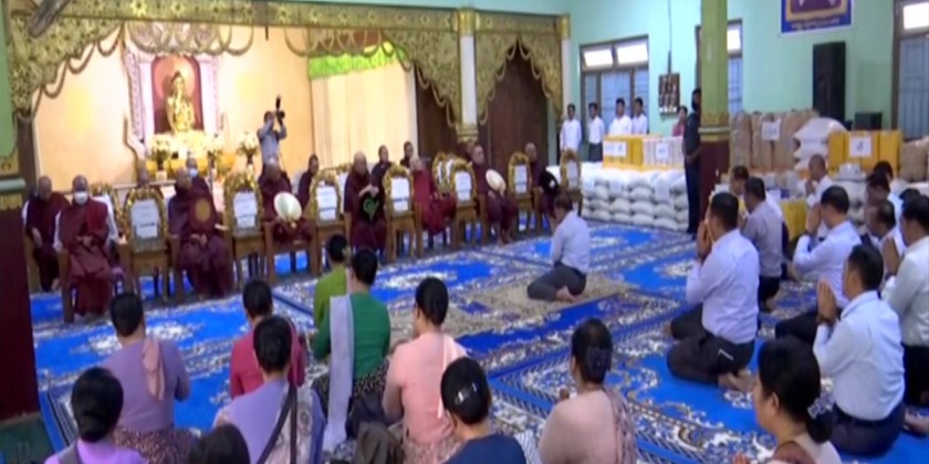 Donation ceremony: SAC donates offertories to monasteries in Monywa ...