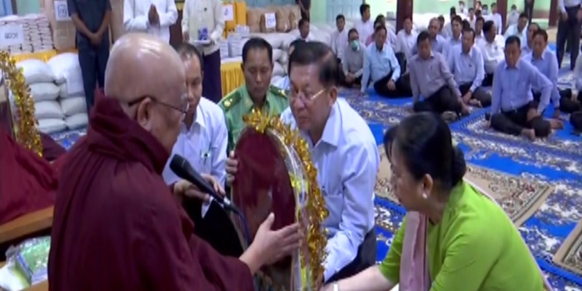 Donation ceremony: SAC donates offertories to monasteries in Monywa ...