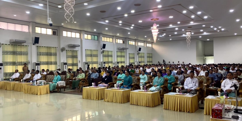 Honoring outstanding students: Bago Region CM attended the ceremony ...