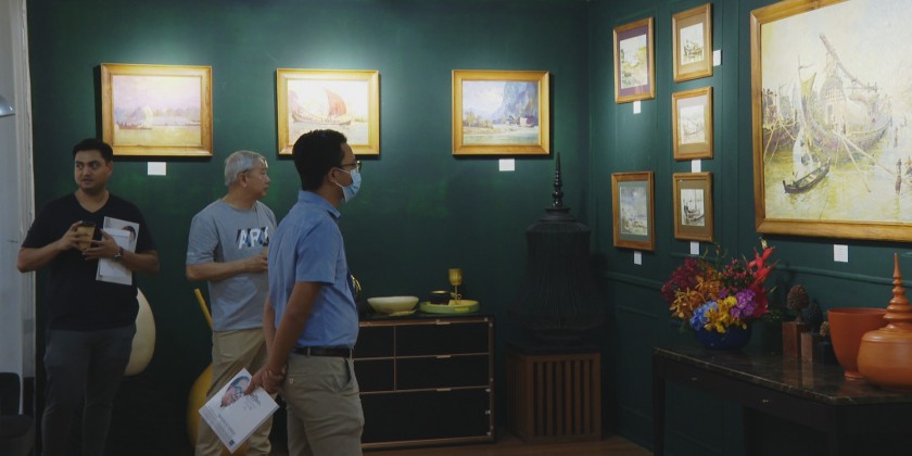 Memorial Art Exhibition: Artworks in Yangon by Artist U Marlar ...