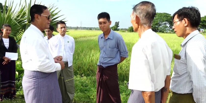 Rural Development: Union Minister makes inspections in Pyinmana ...