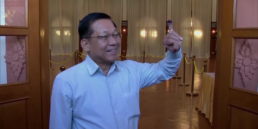 2025 General Election : Acting President casts vote in Nay Pyi Taw ...