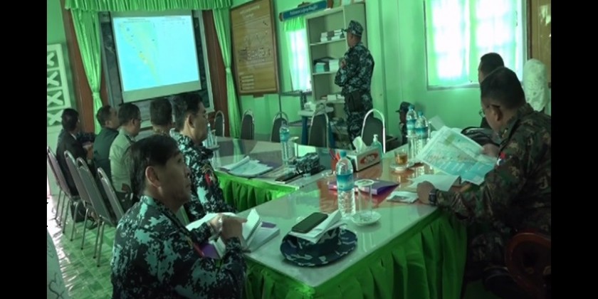 Inspection in Rakhine State: Security measures in Maungdaw inspected ...