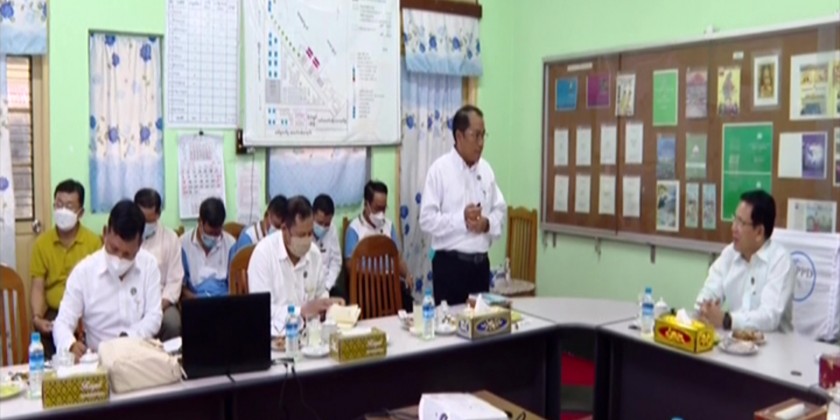 Inspection tour: MoI Union Minister inspects printing houses in Yangon ...