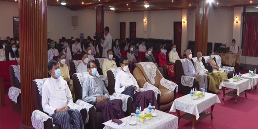 Graduation Ceremony: MOFA Union Minister delivered the closing remarks ...