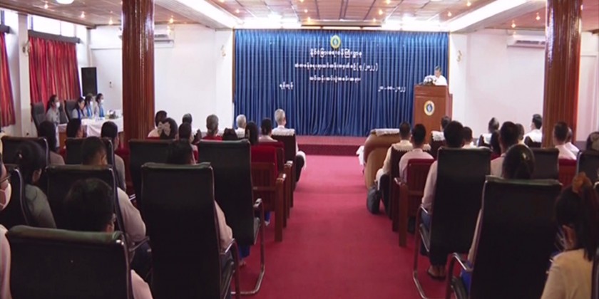 Graduation Ceremony: MOFA Union Minister delivered the closing remarks ...