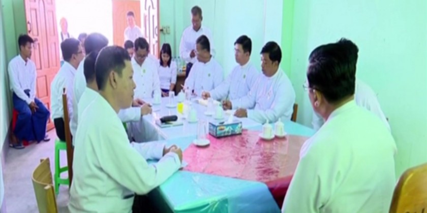 Inspection Tour: MoI Union Minister inspected offices of DISI | Myanmar ...