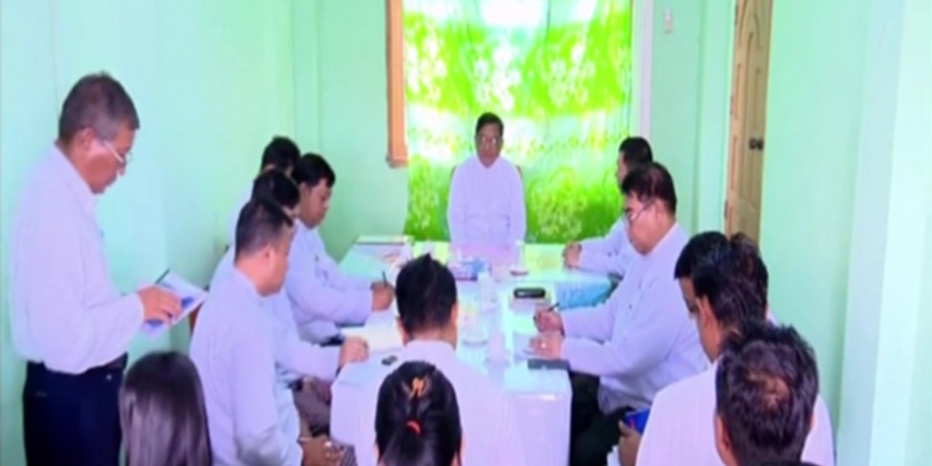 Inspection Tour: MoI Union Minister inspected offices of DISI | Myanmar ...