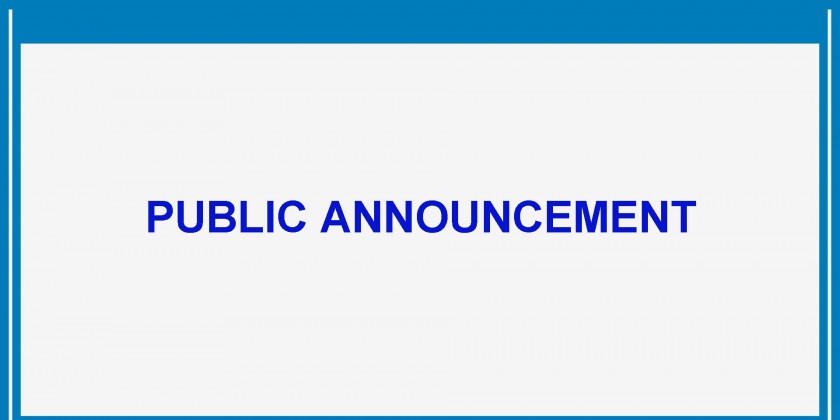 Public Announcement: Central Committee Issued A Public Announcement ...