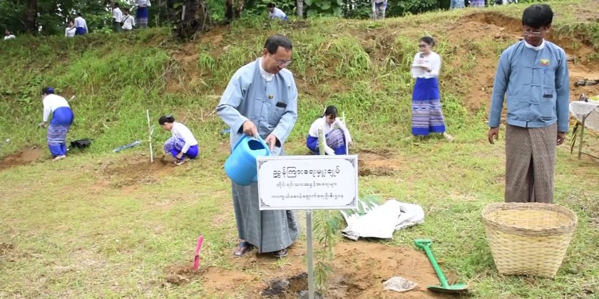 Monsoon Tree Planning: MoEA held 2nd monsoon tree planning | Myanmar ...
