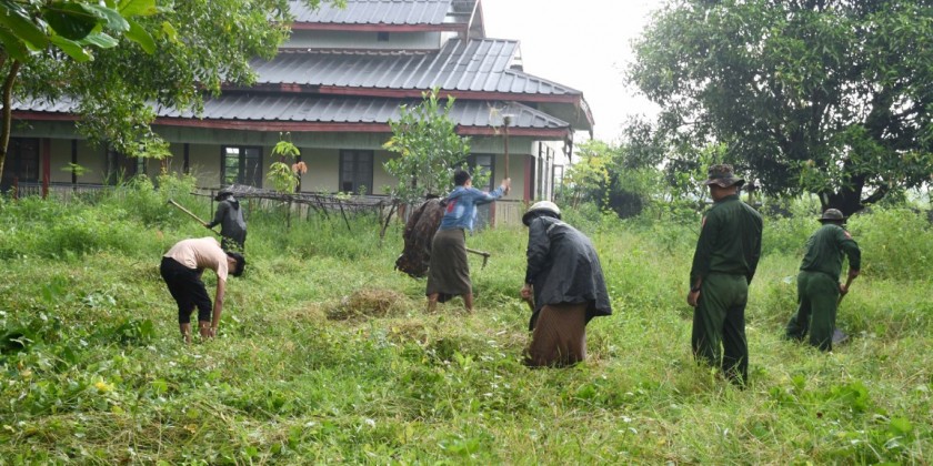 Cleaning service: Rakhine State CM supported providing cleaning service ...