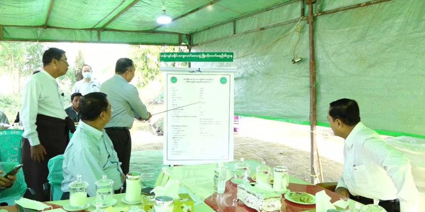 Rural Development: MCRD Union Minister tours in Thanlyin Township ...