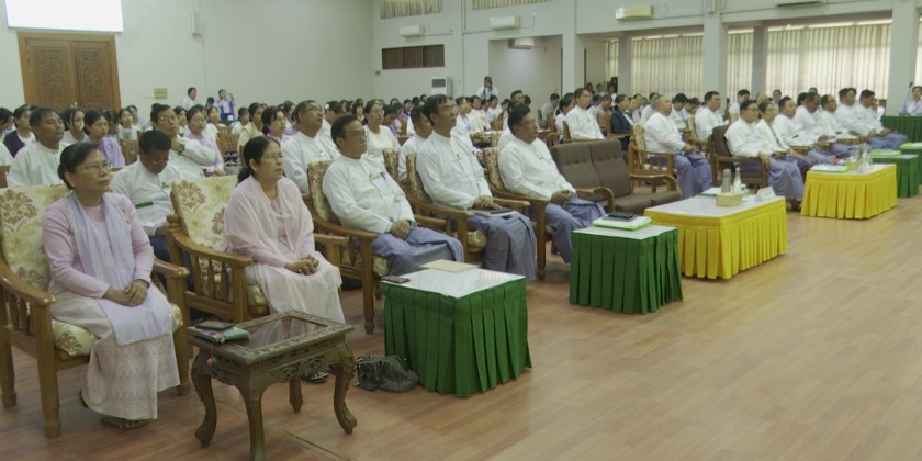 Paper Reading Session: MOALI UM delivered the opening address | Myanmar ...