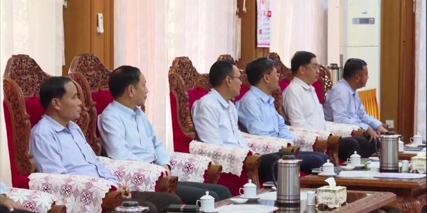 Peace and Solidarity: SAC Chairman receives NDAA (Mongla) Vice Chairman ...