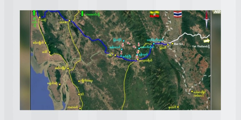 Re-controling Asia Highway: Tatmadaw columns gained control of Asia ...