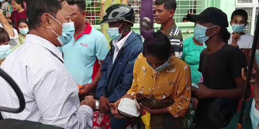 Charity Feast donation: Charity feast continued as 27th day in Sittwe ...