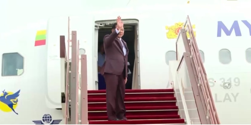 Arrival at Belarus: Myanmar delegation to attend EEF 2025 | Myanmar ...