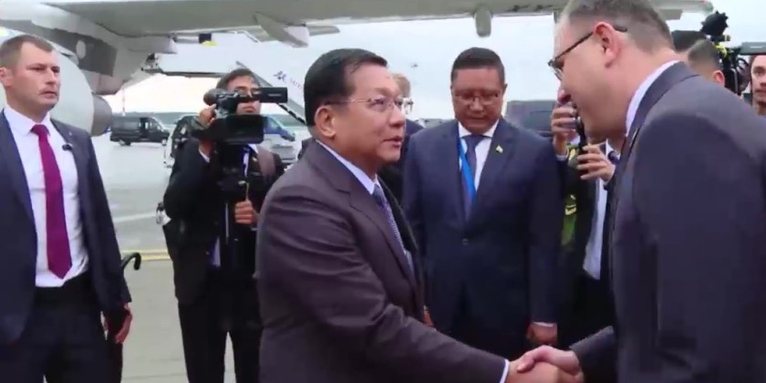 Arrival at Belarus: Myanmar delegation to attend EEF 2025 | Myanmar ...