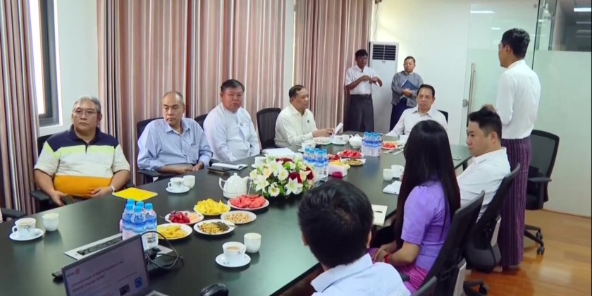 Broadcast Development: MOI Union Minister tours MRTV in Yangon ...