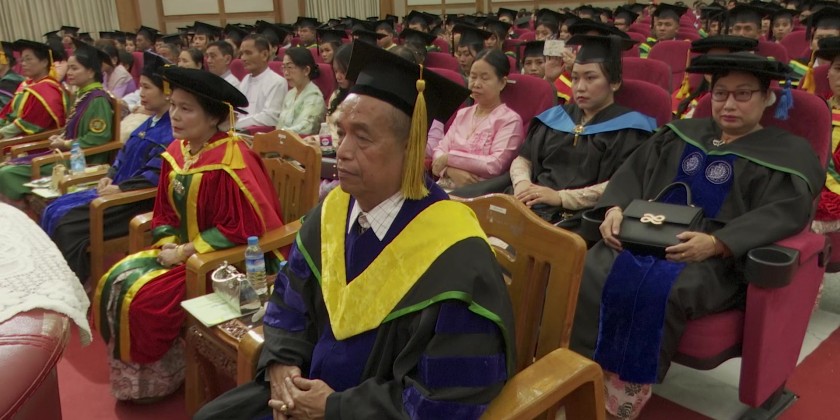 Graduation Ceremony of YAU: MoALI UM delivered the graduation speech ...