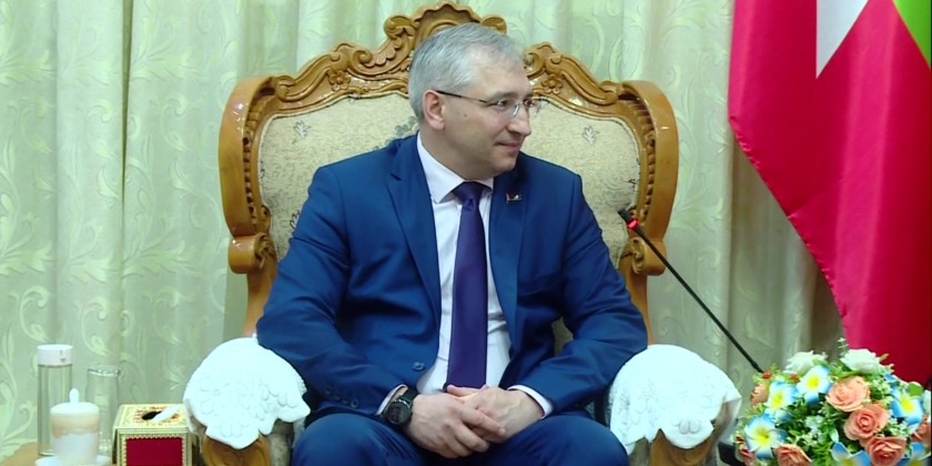 Election Observers : Receiving the Belarusian delegation in Nay Pyi Taw ...