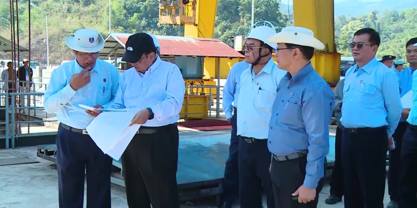 Work Progress Inspected: Repair works at Upper Paung Laung Hydropower ...